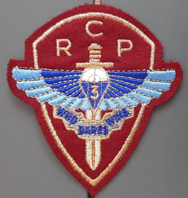 3° RCP SAS Paratrooper 1980s Badge Fabric Patch Patch Badge ORIGINAL ...