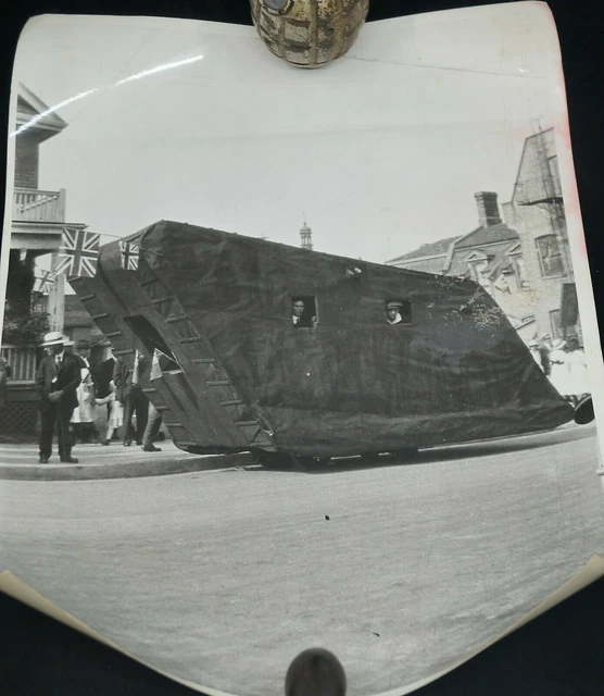 WW1 BRITISH BEF Tank Parade Float Picture Possible Reprint £9.72 ...