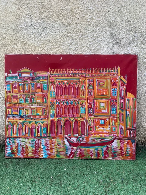 TABLEAU HUILE SUR toile Roland David 1967 EUR 100,00 - PicClick FR
