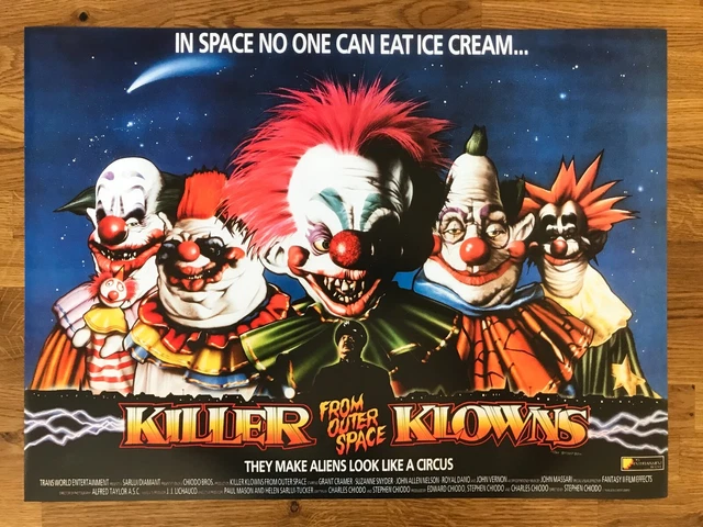 MOVIE POSTER KILLER Klowns from Outer Space 420mm x 594mm (A2) £3.79 ...