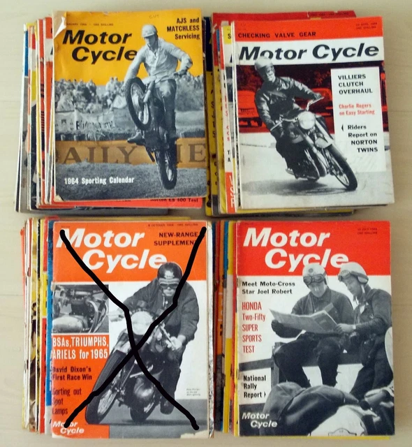 MOTOR CYCLE 1964 Old Motorbike Magazines choice of issues £4.38 ...