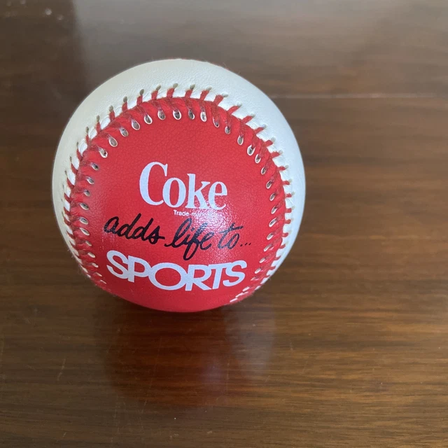 COCA COLA COKE Collectible Baseball “Coke adds life to SPORTS” £21.51 ...