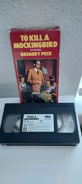 TO KILL A Mockingbird VHS MCA Universal Gregory Peck Black And White ...