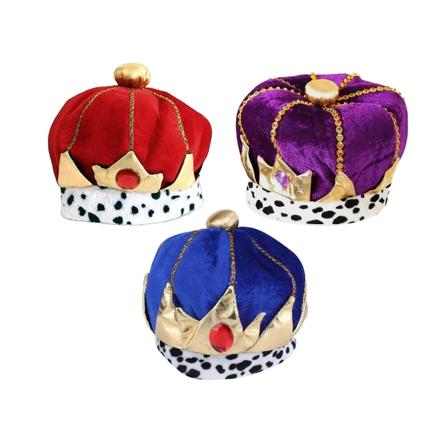 KING CROWN HAT Tiaras Stage Performance Cute Kids Prom Dress Crown ...
