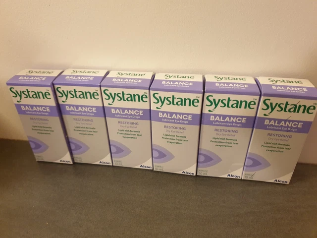 SYSTANE BALANCE LUBRICANT EYE DROPS 10ml x 6 BOTTLES £40.24 - PicClick UK
