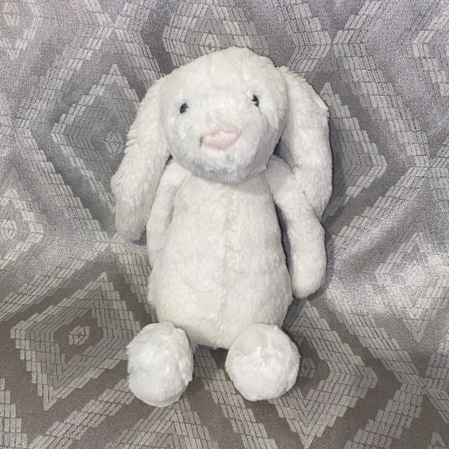 JELLYCAT BASHFUL BUNNY Rabbit Plush Stuffed Animal Cream/White/Ivory 12 ...