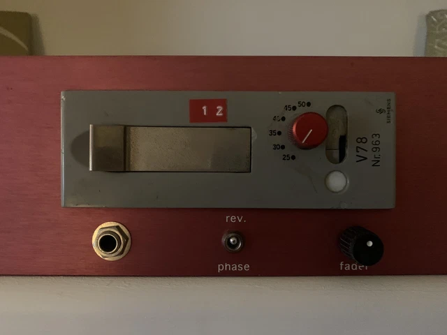 TELEFUNKEN TAB SIEMENS V72 Vintage Mic & Line Pre Amp (Converted From a ...