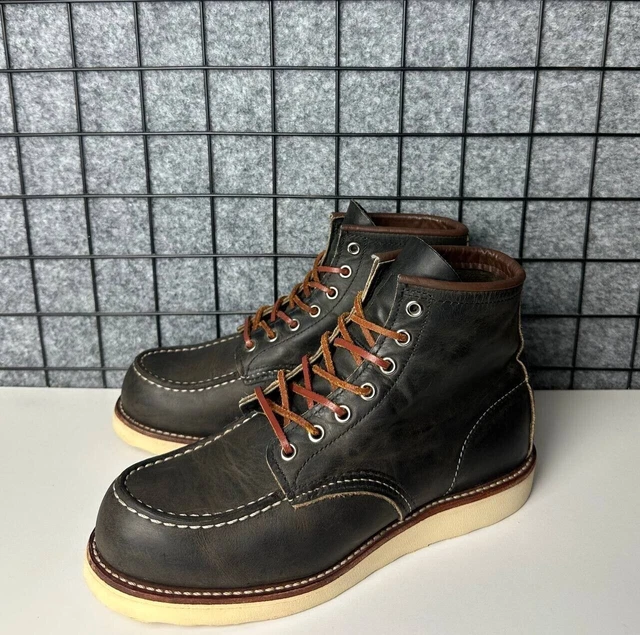 RED WING MOC Toe 8890 Vintage Leather Boots Size 7.5 £182.00 - PicClick UK