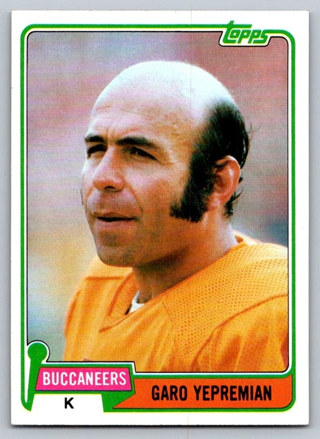 BOUCCANEERS GARO YEPREMIAN Topps 1981 373 Tampa Bay EUR 2,06 - PicClick FR