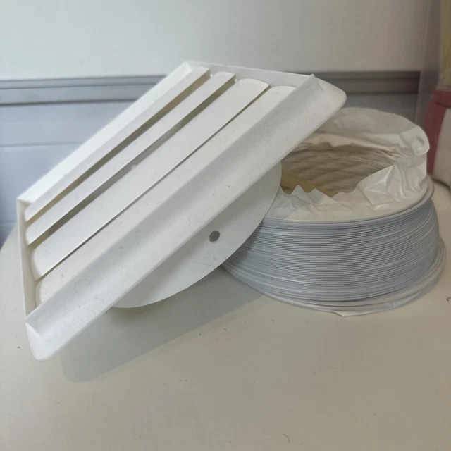 KITCHEN COOKER HOOD 150mm X 1.5m Flexible Ducting Vent Kit Howdens APL ...