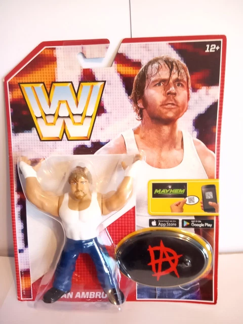 WWE MATTEL RETRO Series 3 2017 Dean Ambrose Wrestling Action Figure £19.99 - PicClick UK