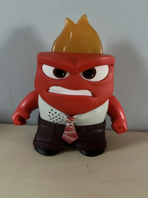 DISNEY STORE DISNEY Pixar Deluxe Inside Out Talking Anger Doll Pop Up ...