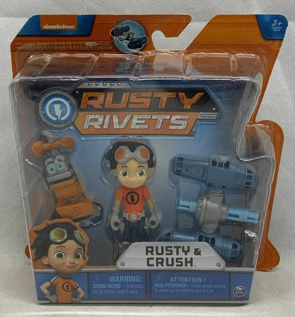 RUSTY RIVETS FIGURE Toy Set Rusty & Crush Action Figure Toy Set NEW ...