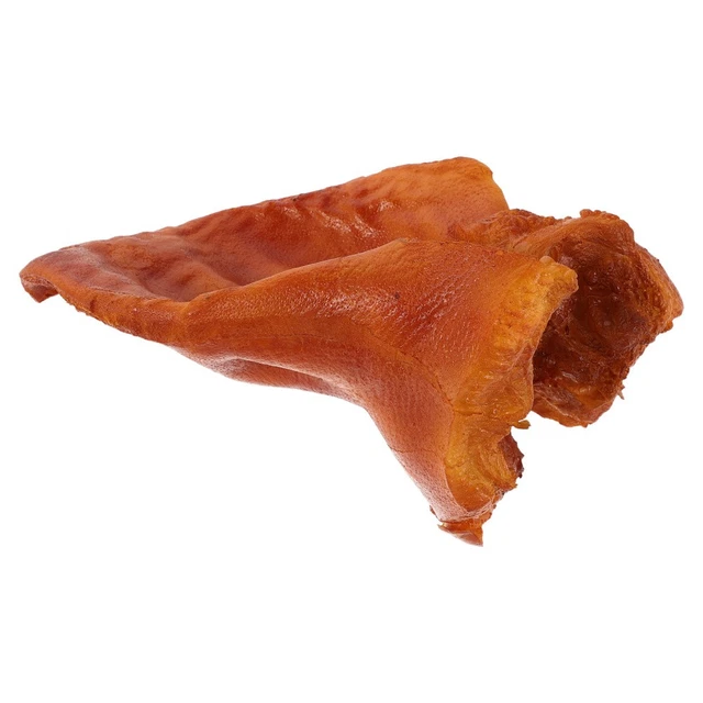 SIMULATED PIG EAR Toys Animal Ears Fake Cooked Model Faux Decorative ...