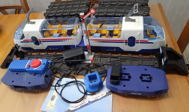 PLAYMOBIL EISENBAHN RC Train ICE-Zug 4016 Komplett-Set Fernsteuerung ...