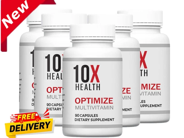 10X HEALTH OPTIMIZE Methylated Multivitamin 90 Capsules EXP 2026 FREE ...