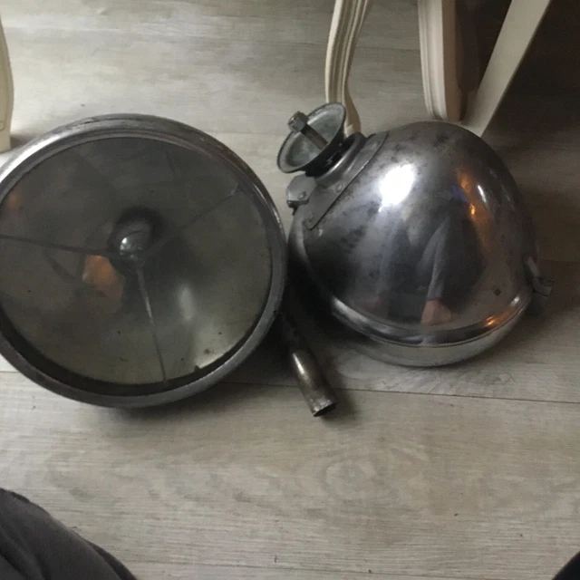 PAIR OF JOSEPH Lucas Headlamps Classic P100L 1939-1954 £250.00 ...