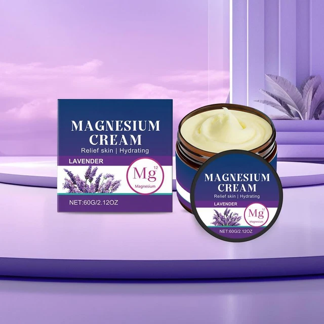 BODY SOOTHING MAGNESIUM Cream-for Feet, Heels, Elbows, Nails, and Knees ...