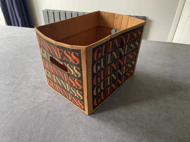 GUINNESS VINTAGE CARDBOARD Bottle Box - Rare £31.92 - PicClick UK