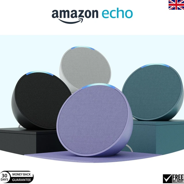 BRAND NEW AMAZON Echo Pop Smart Speaker with Alexa Voice Control All ...