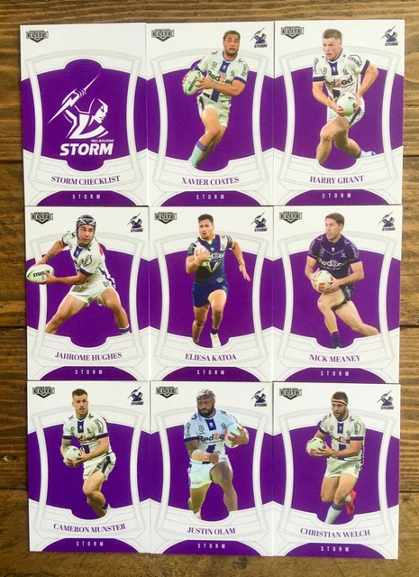 2023 NRL ELITE Series Rugby League Cards - Melbourne Storm Team Set $1. ...
