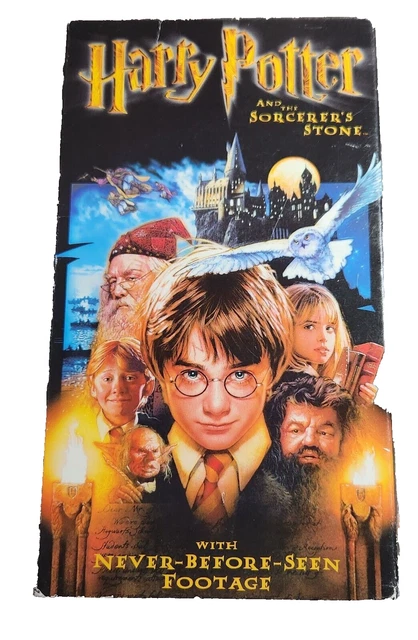 HARRY POTTER 2002 The Sorcerer's Stone VHS Movie 152 Minutes Dolby ...