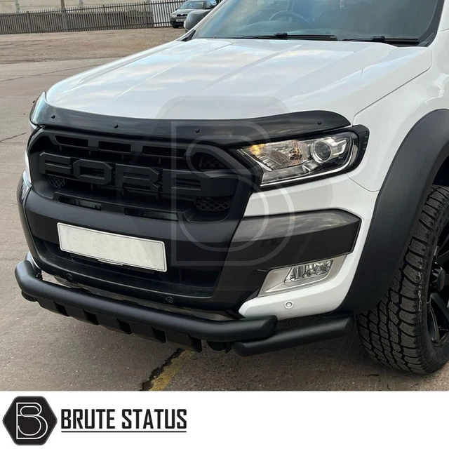 FORD RANGER 2015-2022 Slim Style Bonnet guard stone deflector protector ...