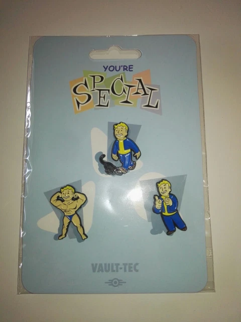 VAULT-TEC YOU 'RE Special 3x pin/badge set-Fallout numskull Bethesda ...
