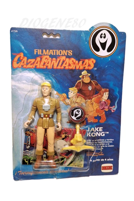 VINTAGE FILMATION GHOSTBUSTERS Jake Kong On Spanish Card Ghost Hunters ...