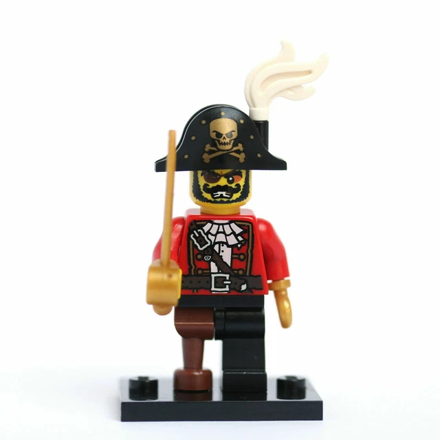 LEGO PIRATE CAPTAIN Minifigure From Series 8 £10.00 - PicClick UK