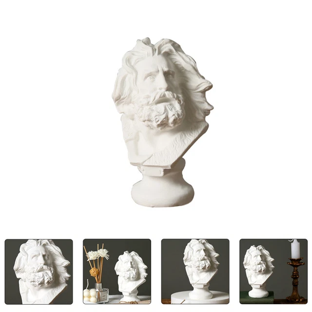 CLASSIC GREEK DAVID Bust Statue Human Sculpture Bust Head Statue £19.48 ...