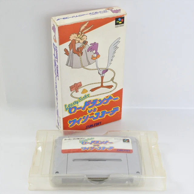 ROAD RUNNER VS Wile E Coyote Looney Tunes Super Famicom No Inst 119 ...