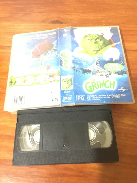THE GRINCH VHS movie Jim carrey 2000 Australian comdey $53.00 - PicClick AU