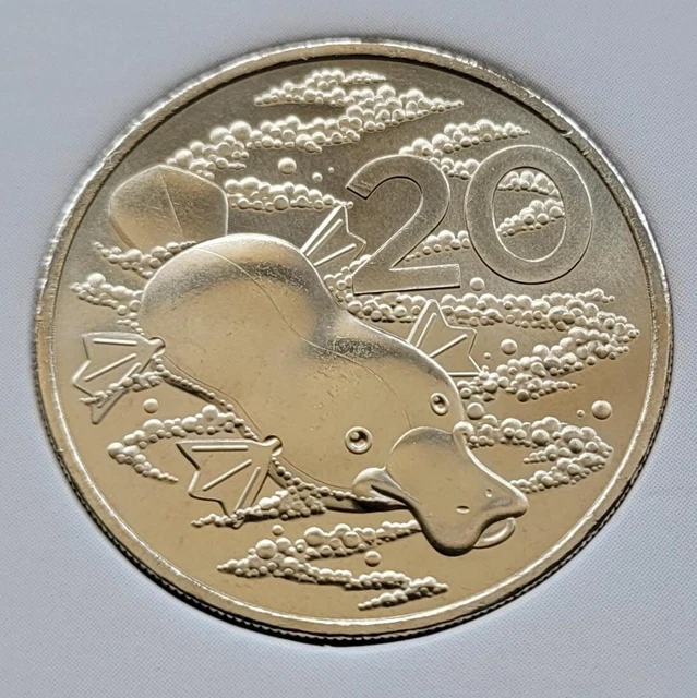 2023 AUSTRALIAN TWENTY cent 20c coin - PLATYPUS - UNC ex RAM mint Baby ...