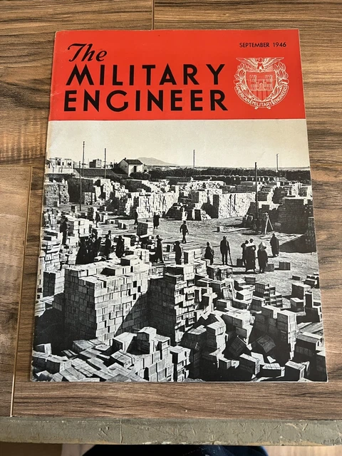 WW2 THE MILITARY ENGINEER Magazine September 1946 FREE US SHIPPING! £15 ...
