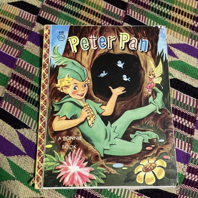 PETER PAN, A Bonnie Book, Nan Pollard, Samuel Lowe Company, 1956 ...