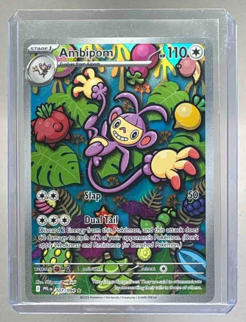 AMBIPOM 2025 POKEMON Phantasmal Flames - PFL EN #107/094 Illustration ...