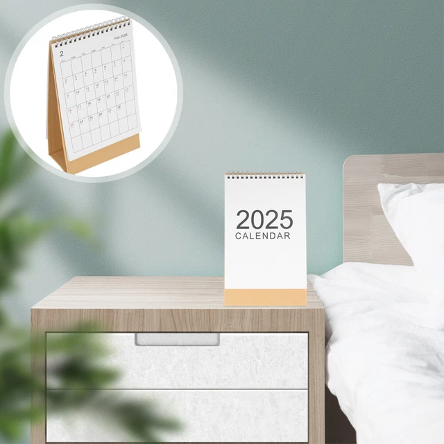 DESK CALENDAR 2025 Minimalist Flip Desk Calendar for Office Blank ...