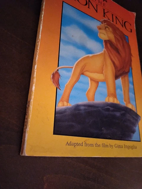 DISNEY'S THE LION King by Ingoglia, Gina Paperback Movie Novelization ...