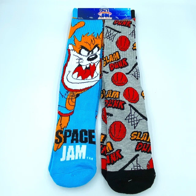 NEW MENS LOONEY Tunes Space Jam A New Legacy Tasmanian Devil Taz Slam ...