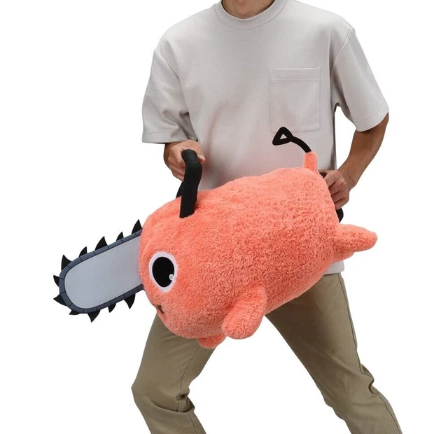 RARE CHAINSAW MAN Pochita Grande BIG Plush doll 70cm 27.55" from JAPAN ...