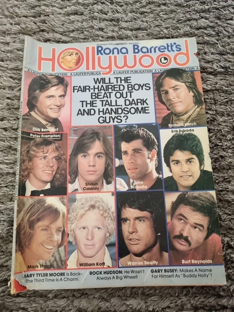 RONA BARRETT'S HOLLYWOOD Magazine November 1978-Olivia Newton-John-John ...