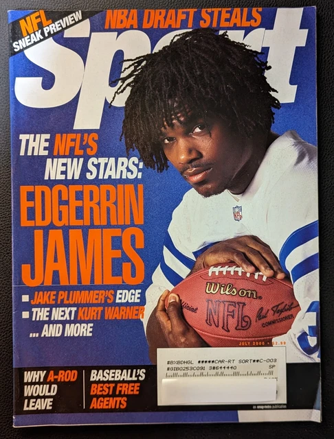 SPORT MAGAZINE EDGERRIN JAMES, Jake Plummer, A-Rod, NBA Draft, Barkley ...