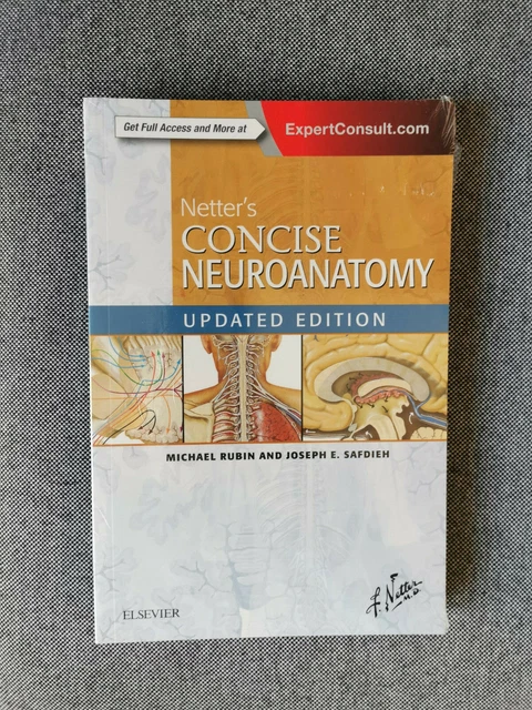 NETTER'S NETTER CONCISE Neuroanatomy Neuroanatomie Netter Rubin Elsevier Neu EUR 26,99 - PicClick DE