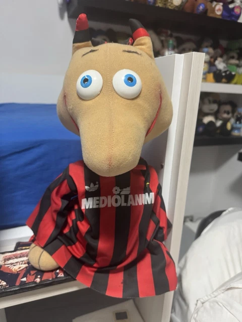 PUPAZZO MILAN PELUCHE Dudy Anni 80 Rarissimo Mediolanum EUR 59,00 ...