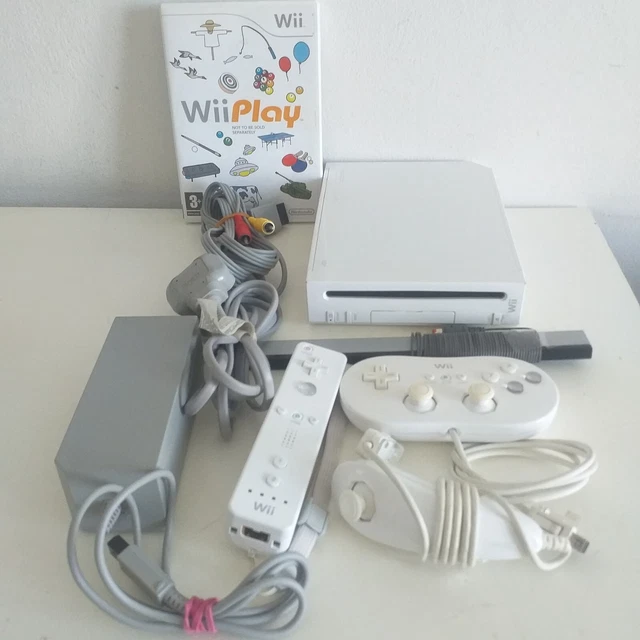 CONSOLE NINTENDO WII bianca con controller configurazione completa ...