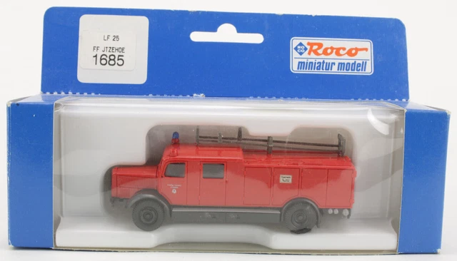 MERCEDES LF 25 Feuerwehr Itzehoe Roco 1685 1:87 H0 OVP [I16C-B4] EUR 14 ...