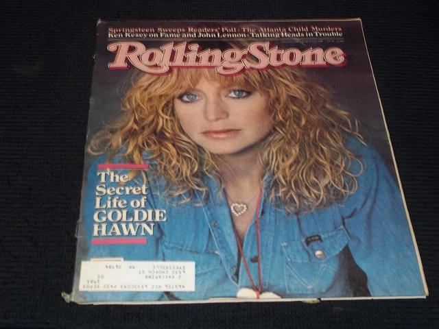 1981 MARCH 5 Rolling Stone Magazine - Goldie Hawn Front Cover - H 1198 ...