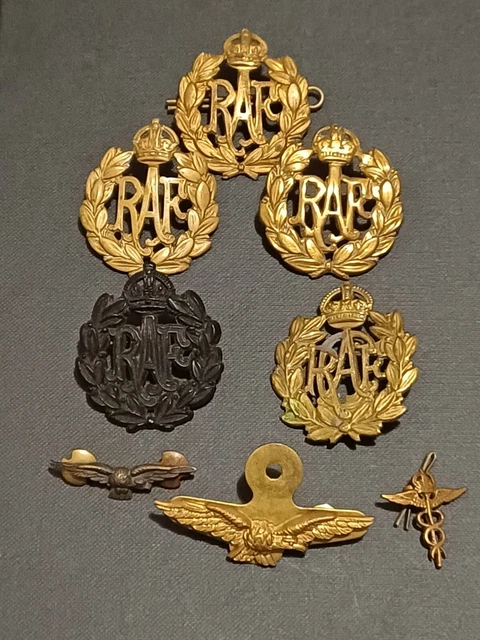 ORIGINAL ROYAL AIR Force Cap Badges R.a.f And Canadian EUR 52,69 ...