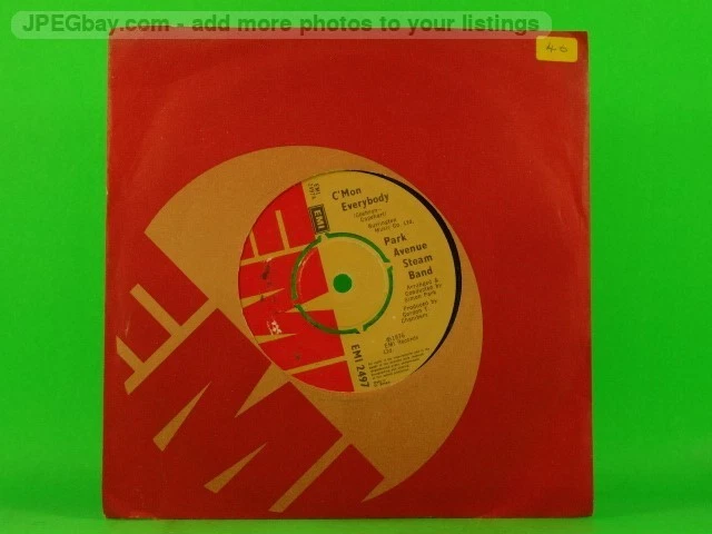 PARK AVENUE STEAM Band C'mon Everybody (137) 7" Emi £5.95 - PicClick UK